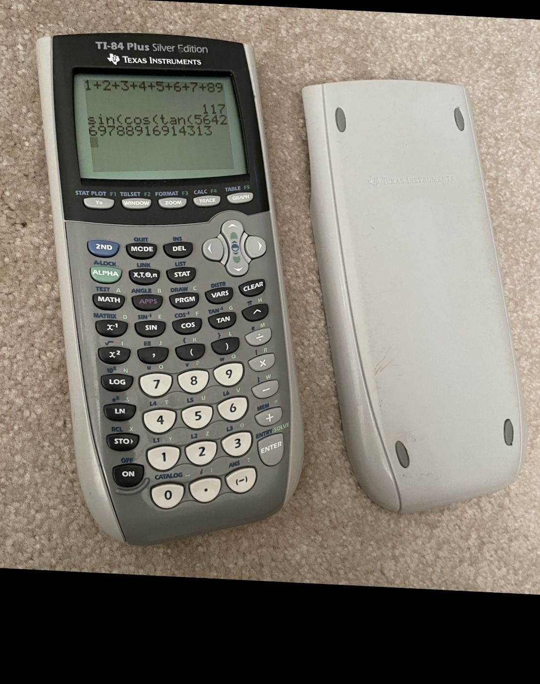 Graphing Calculator Ti 84 Plus Silver Edition