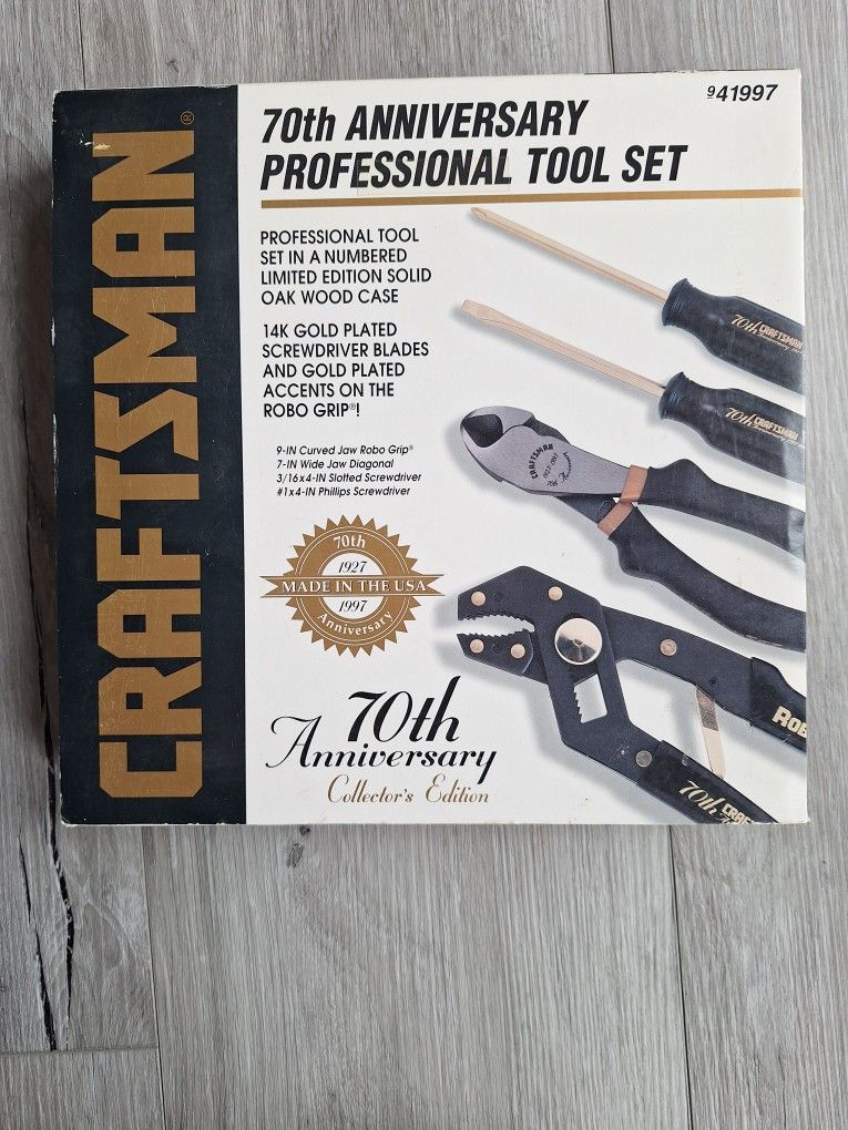 Craftsman 70th Anniversary Limited Edition Tool Set for Sale in Santa ...