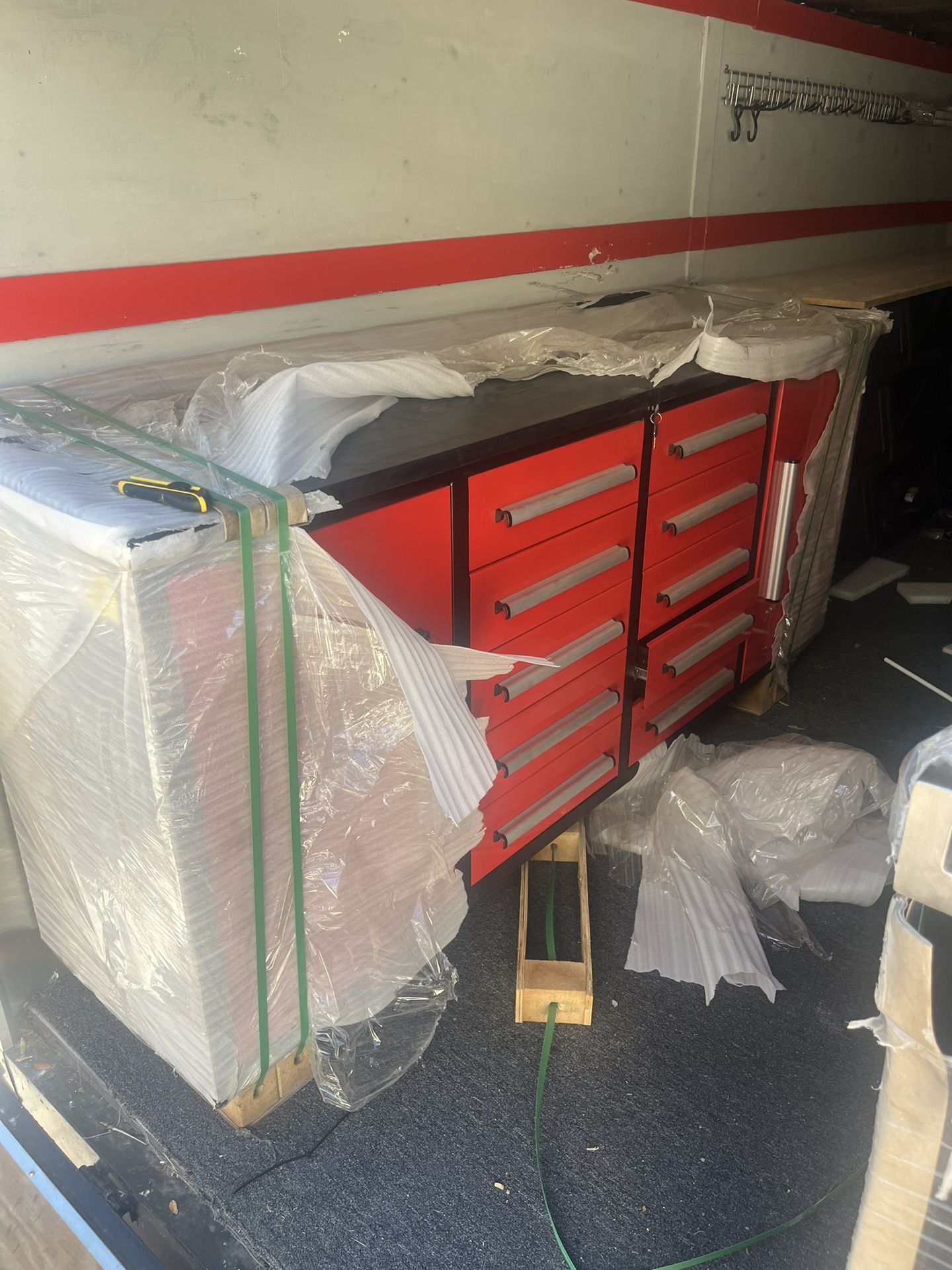 Steelman Toolbox Workbench 7ft 10 Drawers With Cabinets for Sale in ...