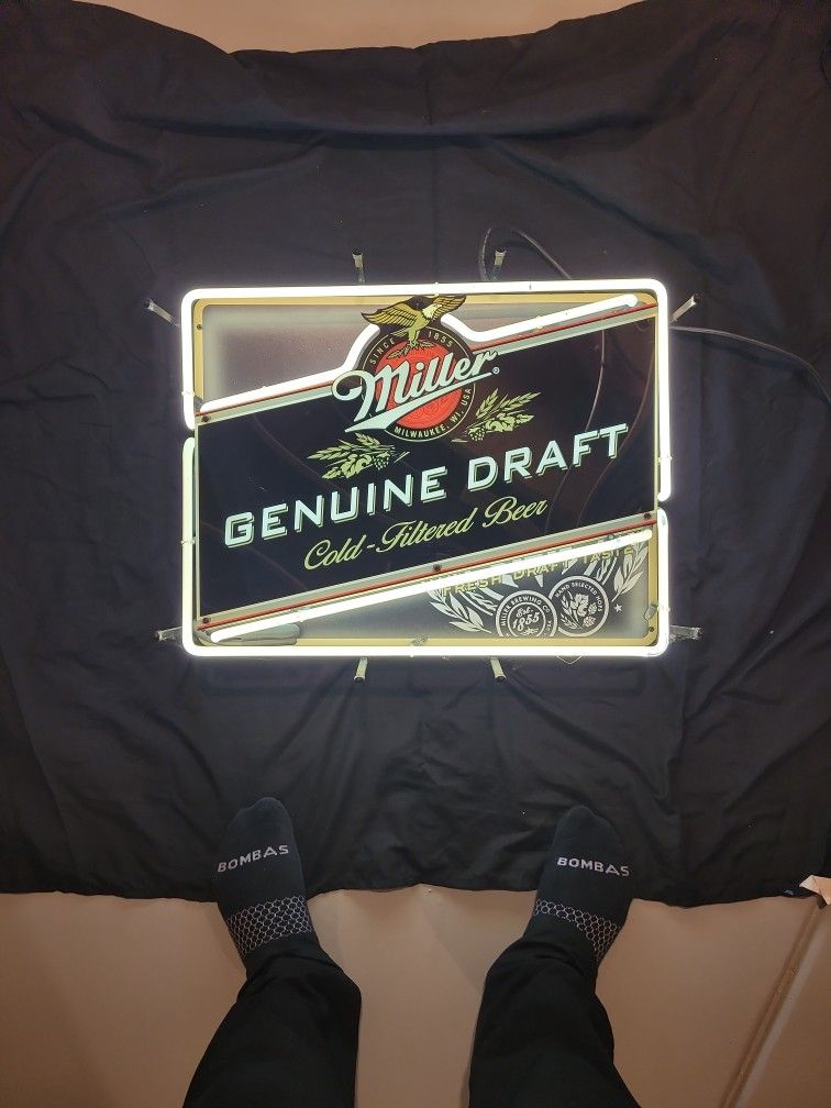 Miller Draft Lighted Sign