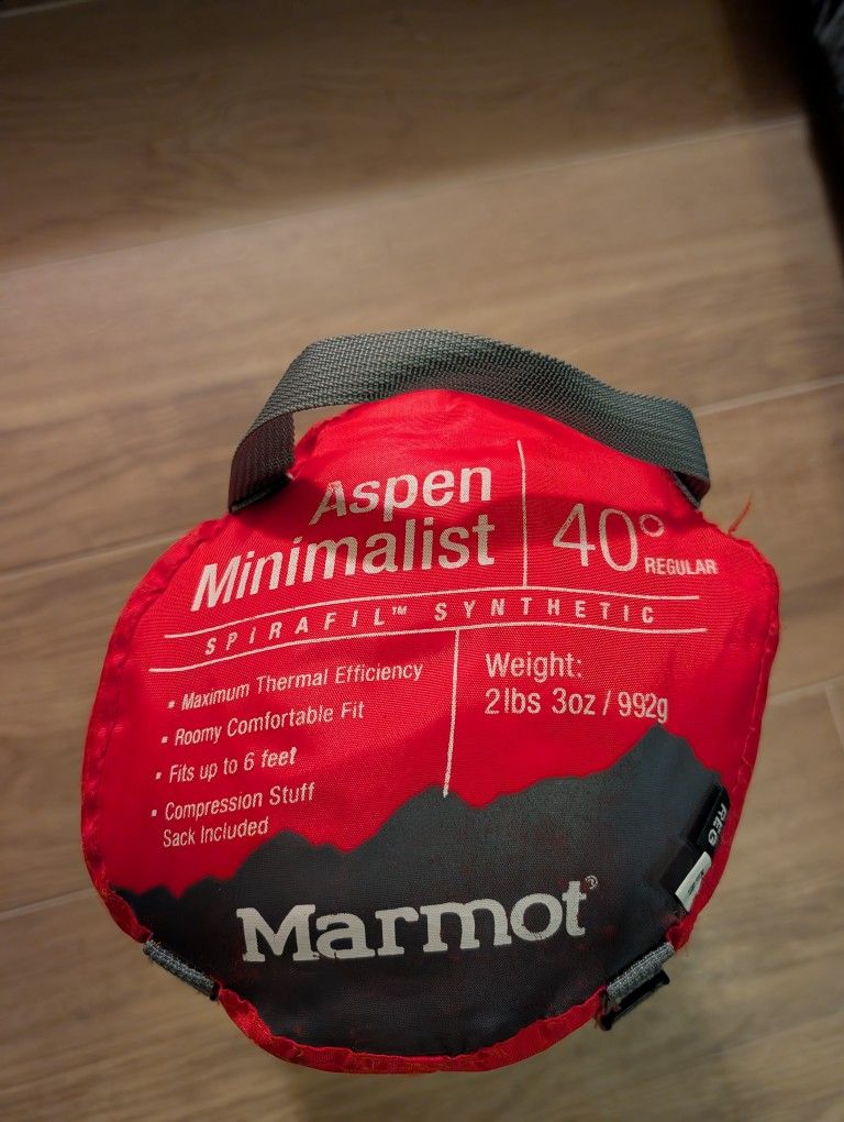 Marmot Alpine Minimalist 40° Sleeping Bag for Sale in Mesa, AZ - OfferUp