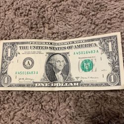 Rare 1 Dollar Bills