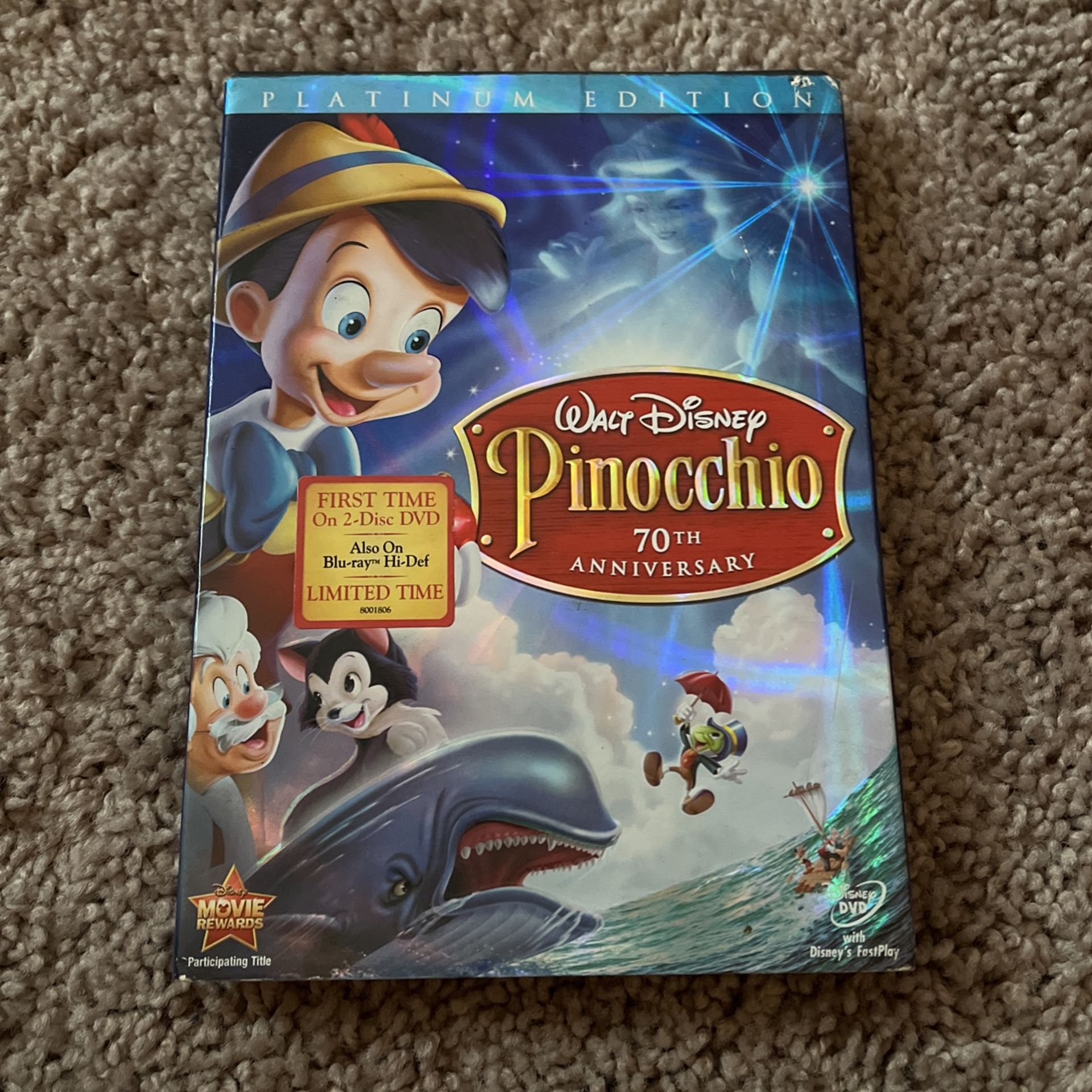 Pinocchio Dvd