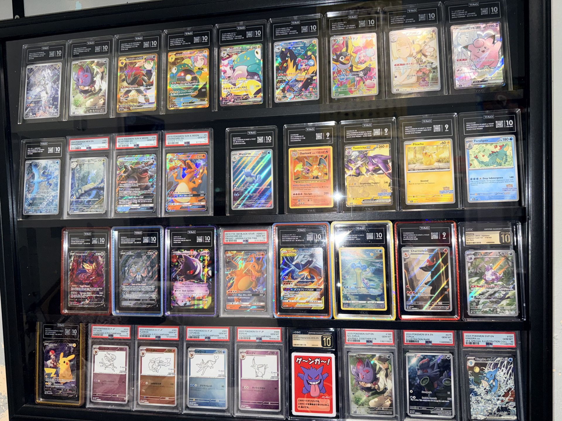 Pokemon slabs with display case for Sale in Chicago, IL - OfferUp