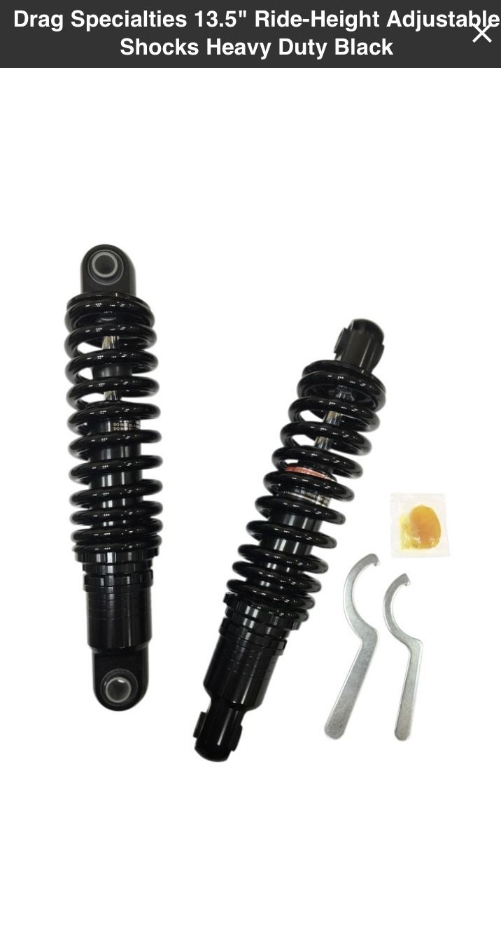 Drag Specialties 13.5” Adjustable Dyna Rear Shocks for Sale in ...