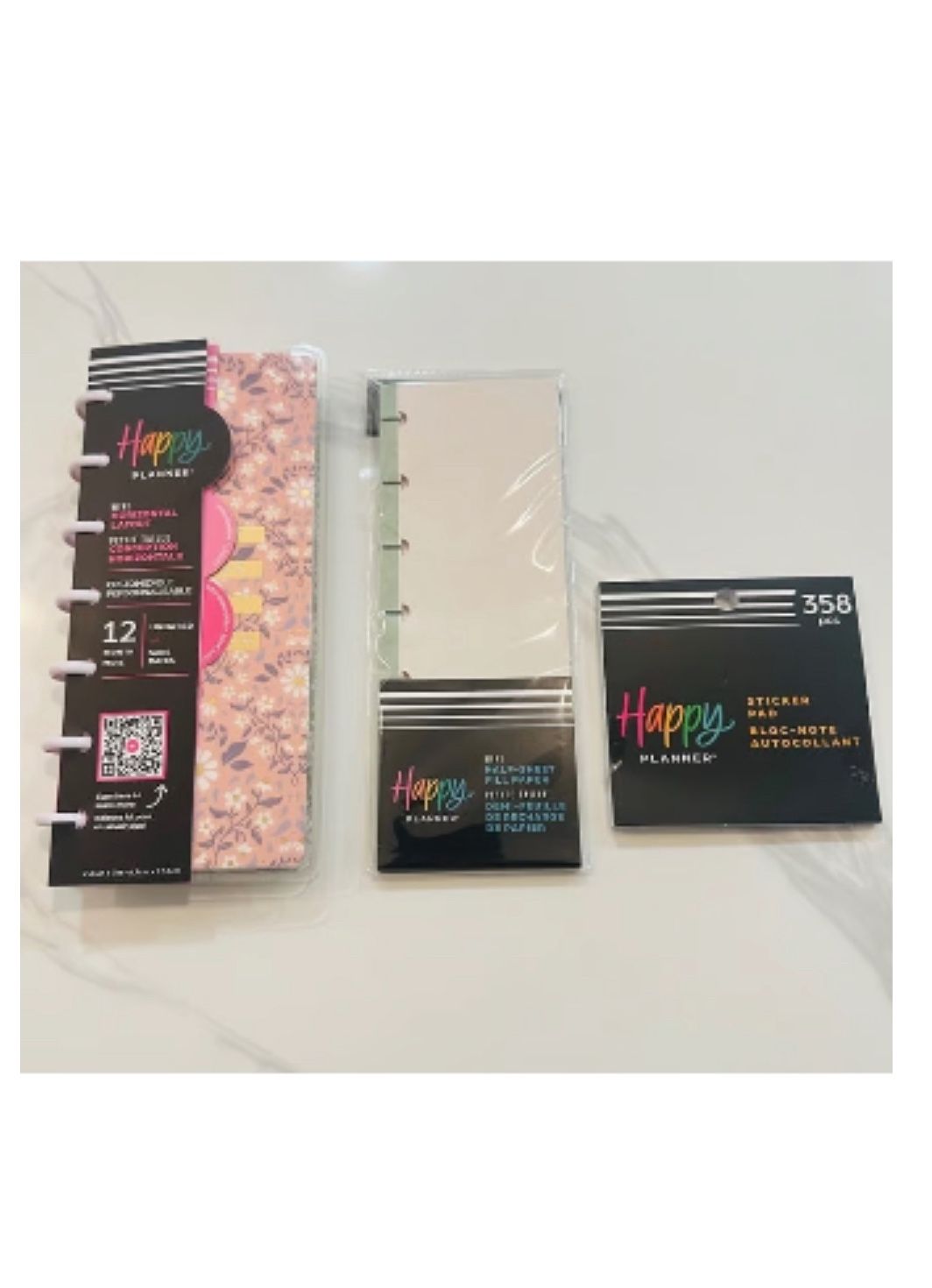 Happy Planner Undated Skinny Mini Bundle Botanical Blooms Planner for ...