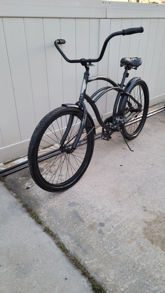 Hyper 26 Men's Black Beach Cruiser Bike single speed Retro for Sale in ...