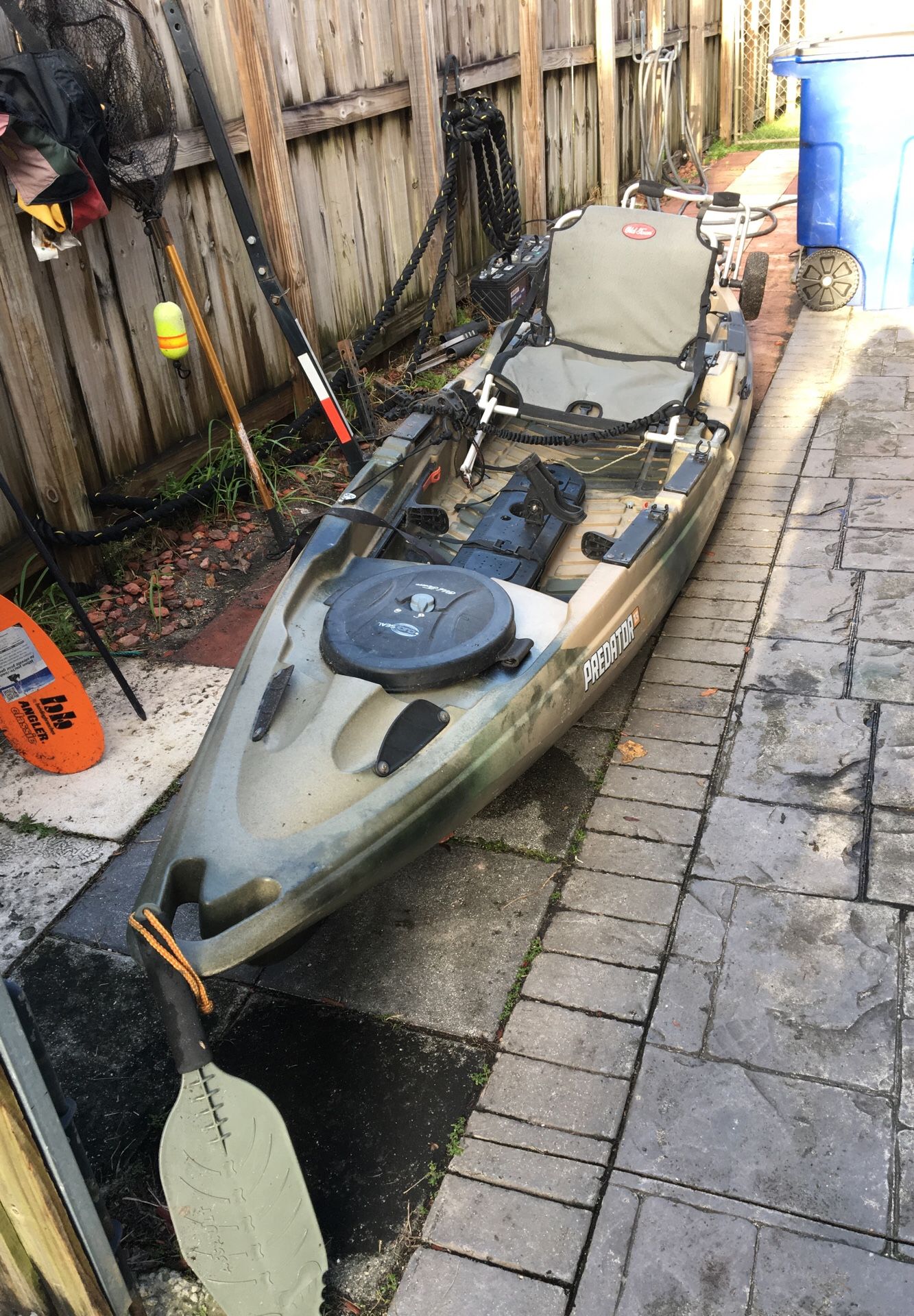2015 Old Town Predator 13 ft sit on top kayak for Sale in Fort ...