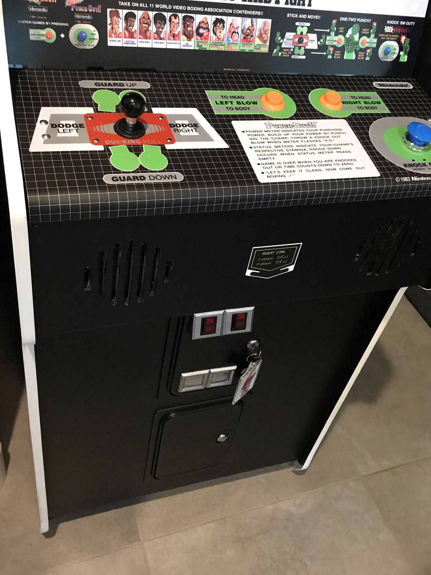 Super Punch Out Arcade Cabinet | Cabinets Matttroy