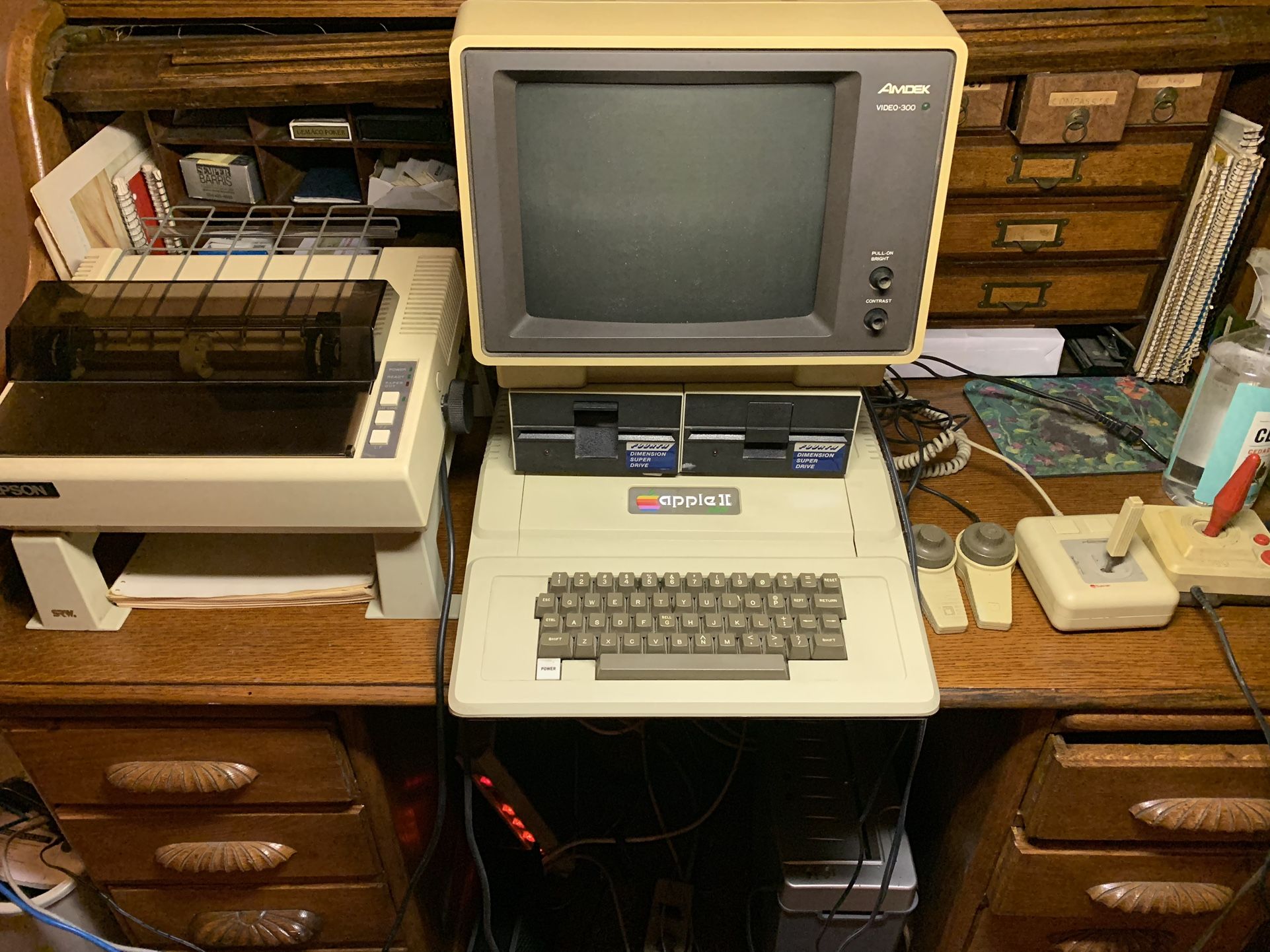 Vintage Apple II Plus Computer System - Complete Setup with Accessories ...