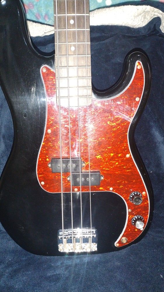 Squire Bass (Original Headstock Broke Replaced With Neck Blank) for ...