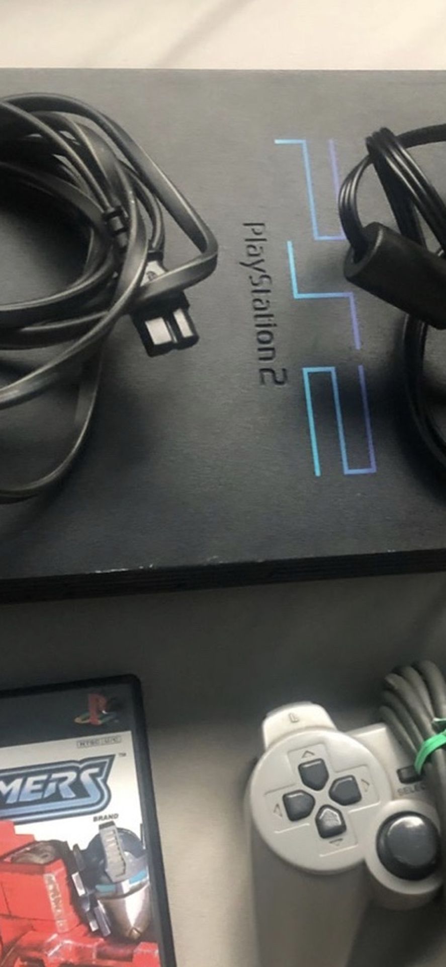 Sony PlayStation 2 PS2 Fat Console System Bundle 1Controllers 2 Games ...