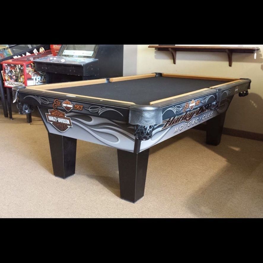 8foot olhausen harley davidson edition pool table for Sale in Anaheim ...