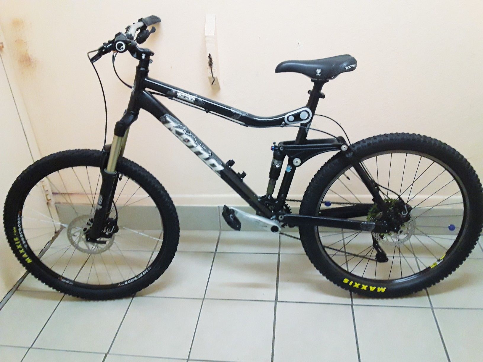 KONA DAWG DELUXE(full suspension mountain bike) for Sale in San ...