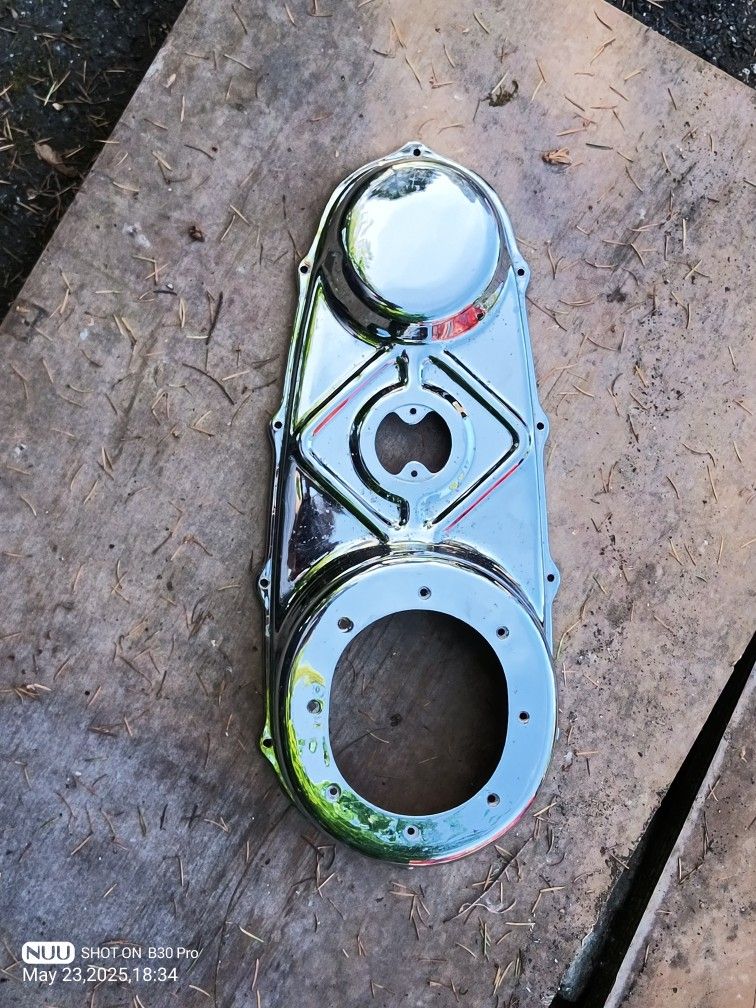 Paughco Outer Primary Cover Chrome Harley Knucklehead Panhead for Sale ...