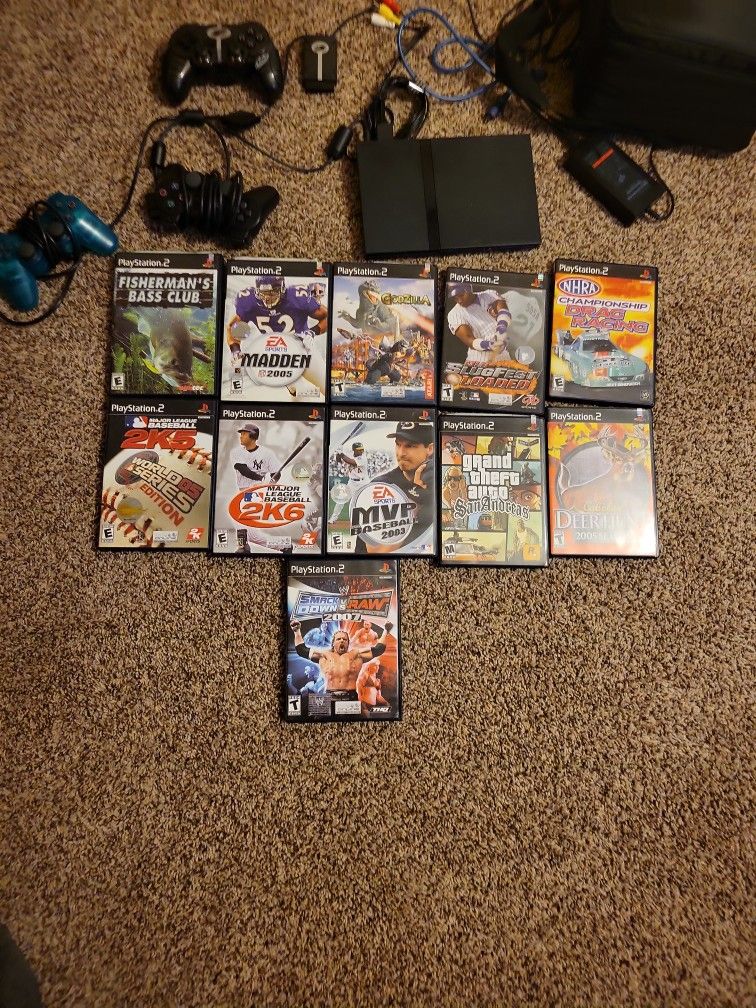 PS2 Slim Console and Gamed for Sale in Monticello, IN - OfferUp