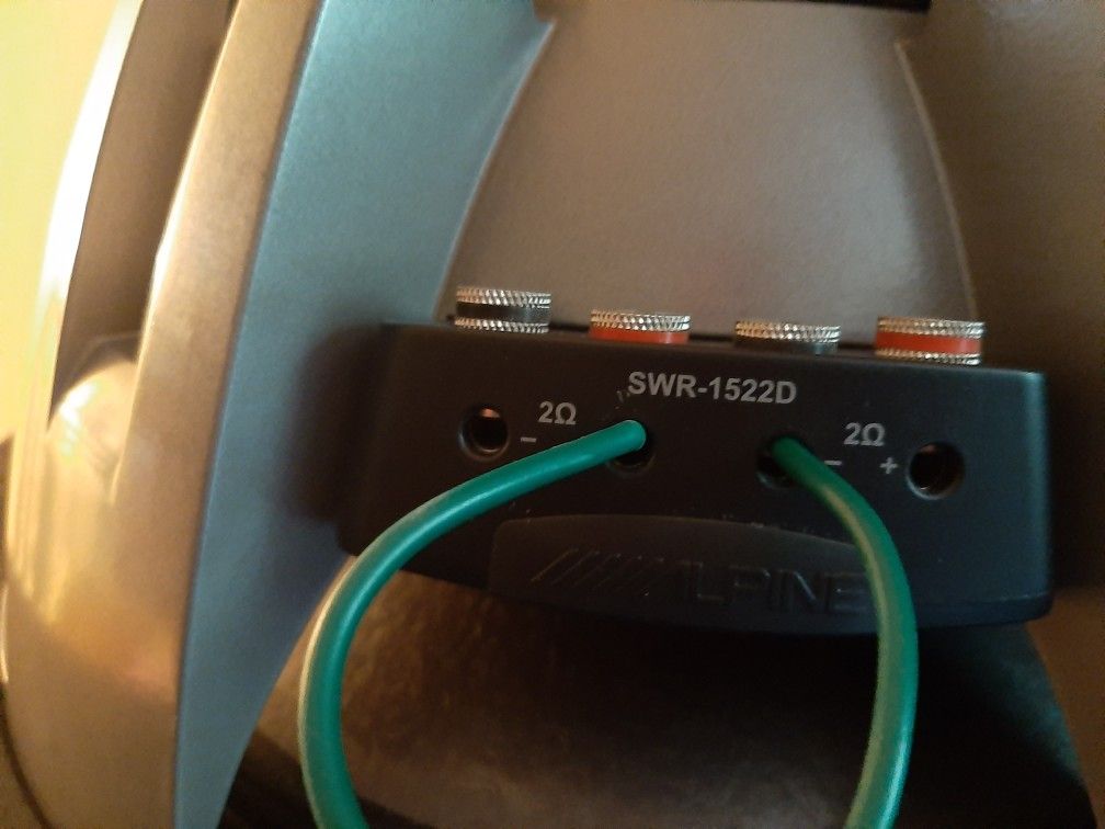 Alpine Type R 15's 1,500 watts 750 rms watts with box for Sale in Akron ...