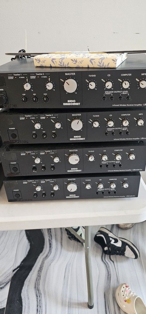 4x Audio Enhancement Infrared Wireless Receiver/Amplifier Ultimate II ...