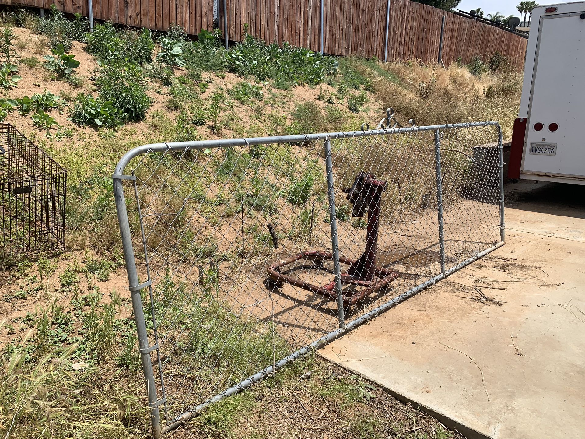 One Piece 12ft X 4ft Chain Link Gate For Sale In Riverside CA OfferUp