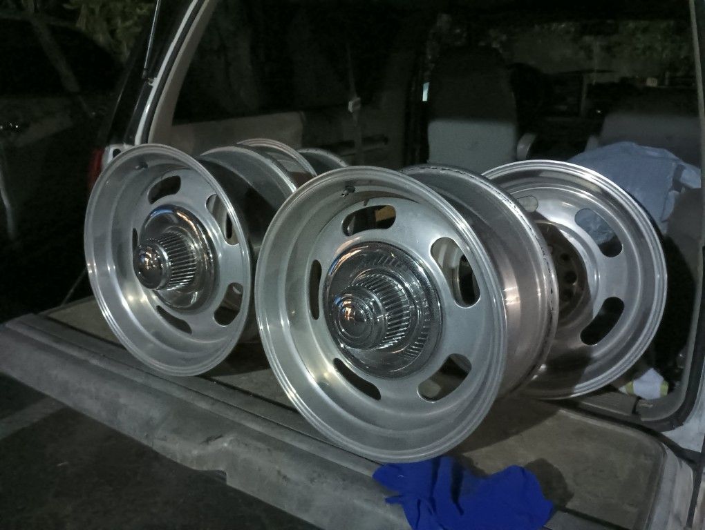 5x5 & 5x4.75 Aluminum High-end 17x8-in Rally Wheels Camaro Nova ...