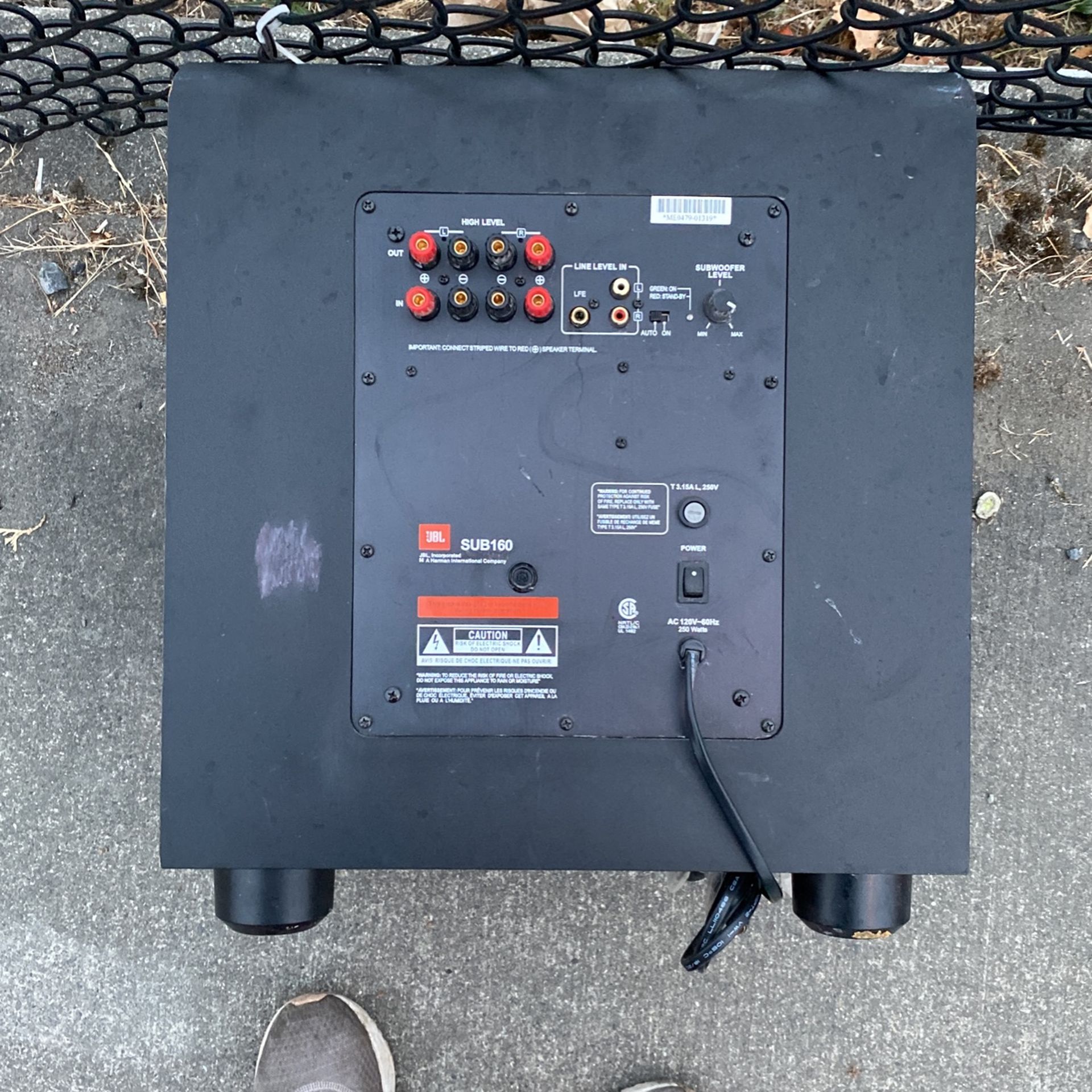 Jbl Sub 160 as Is for Sale in Lynnwood, WA - OfferUp