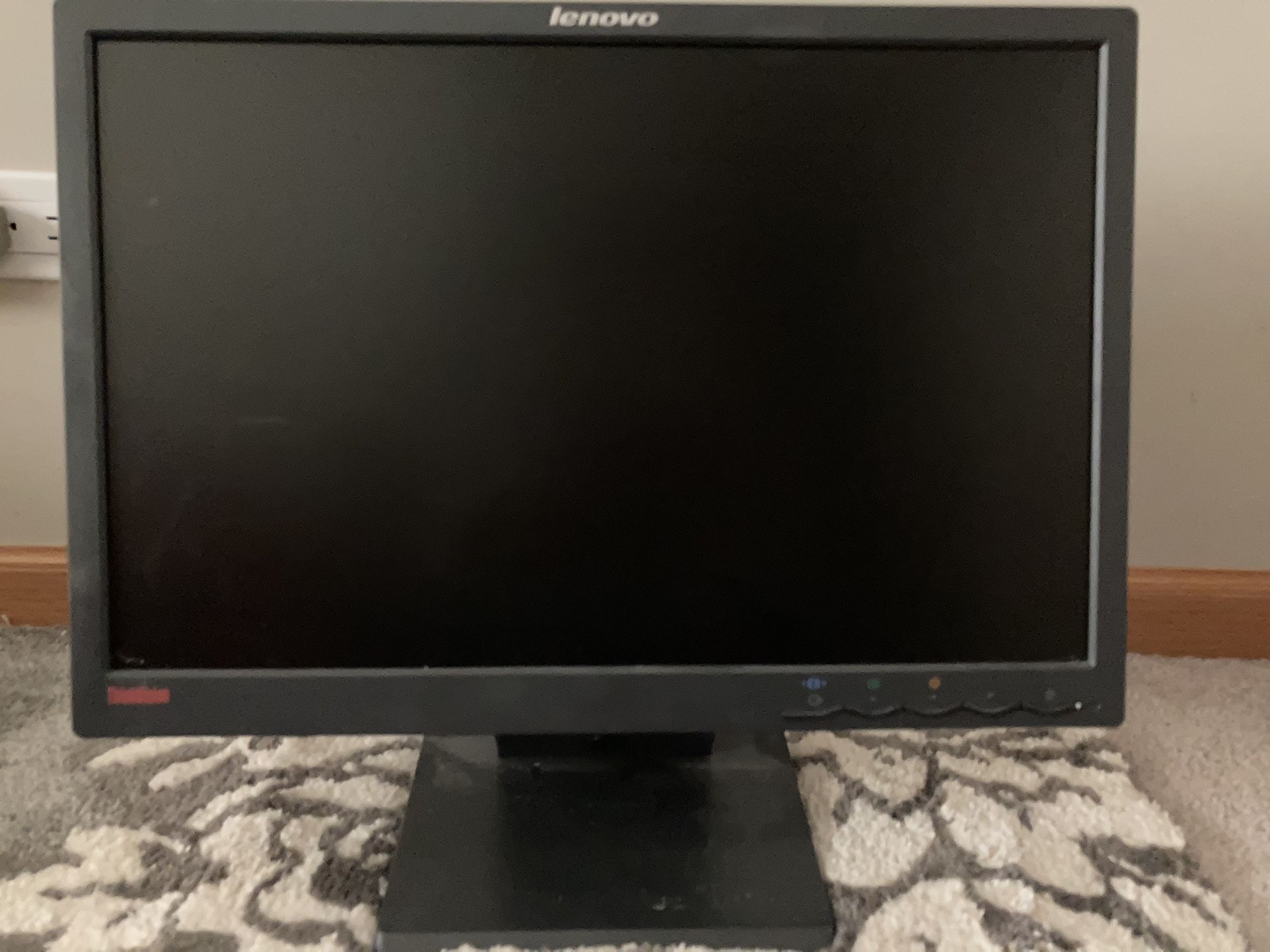 Lenovo 19" Black ThinkVision L197 Widescreen LCD Monitor for Sale in ...