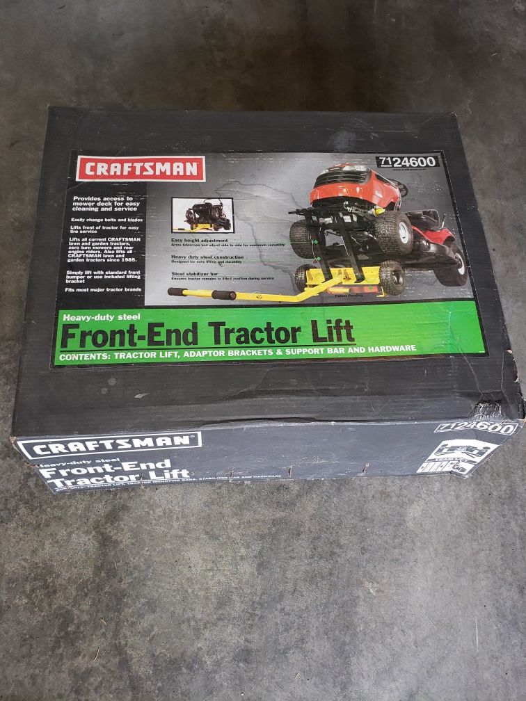 Craftsman front end tractor lift for Sale in Puyallup, WA - OfferUp
