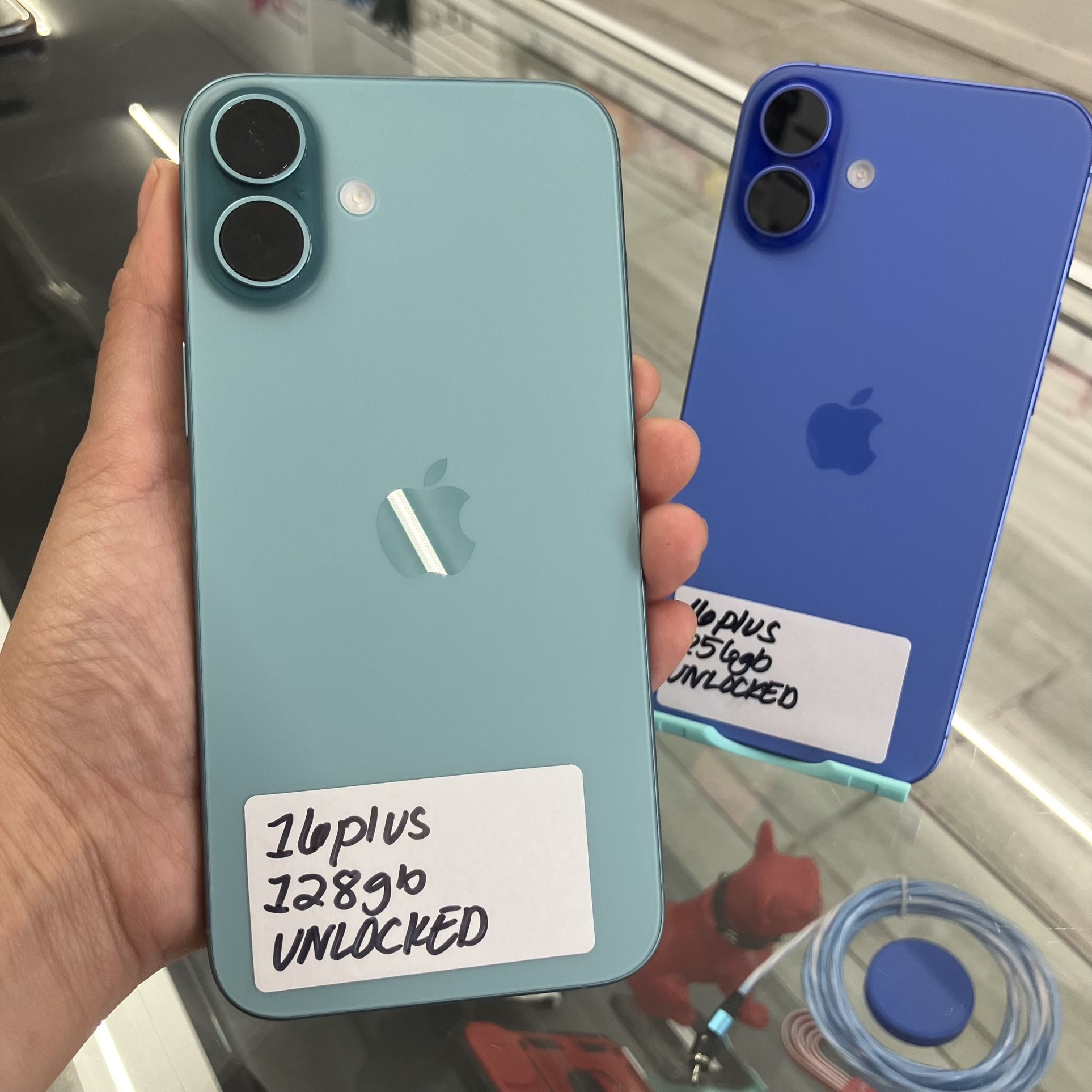 Need Like New Blue Iphone 16 Plus Unlocked, Take Home $50 Down! for ...