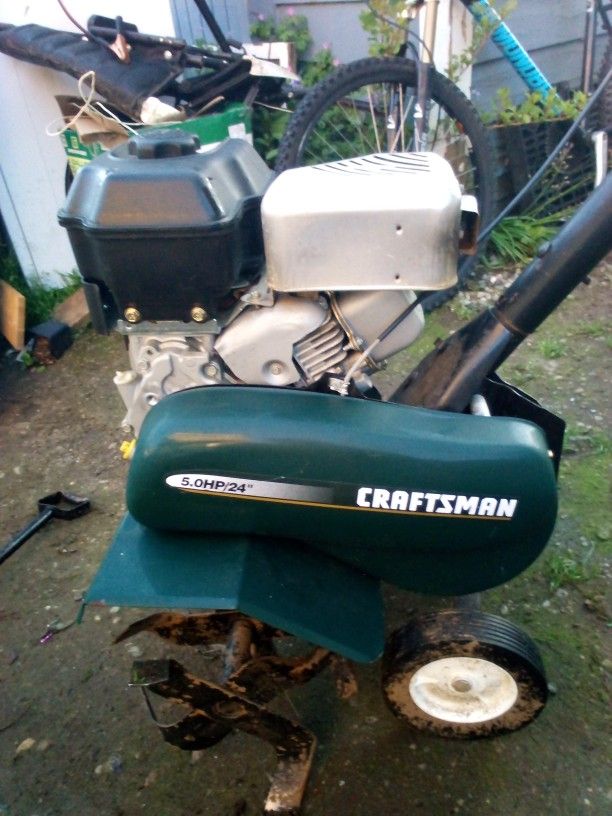 Craftsman 208 cc Front Tine Rototiller for Sale in Tumwater, WA - OfferUp