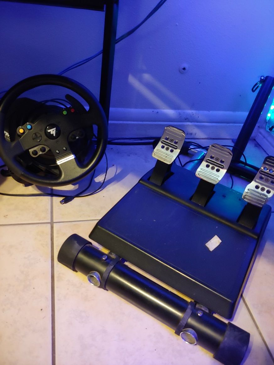 TMX Thrustmaster FFB Pro racing wheel for PC Xbox One With Wheelstand ...