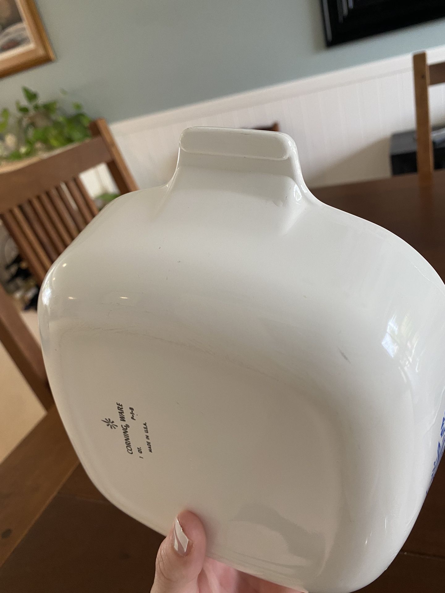 Corning Ware Blue Cornflower 1 QT (P-1-B with P-7-C lid) Great ...