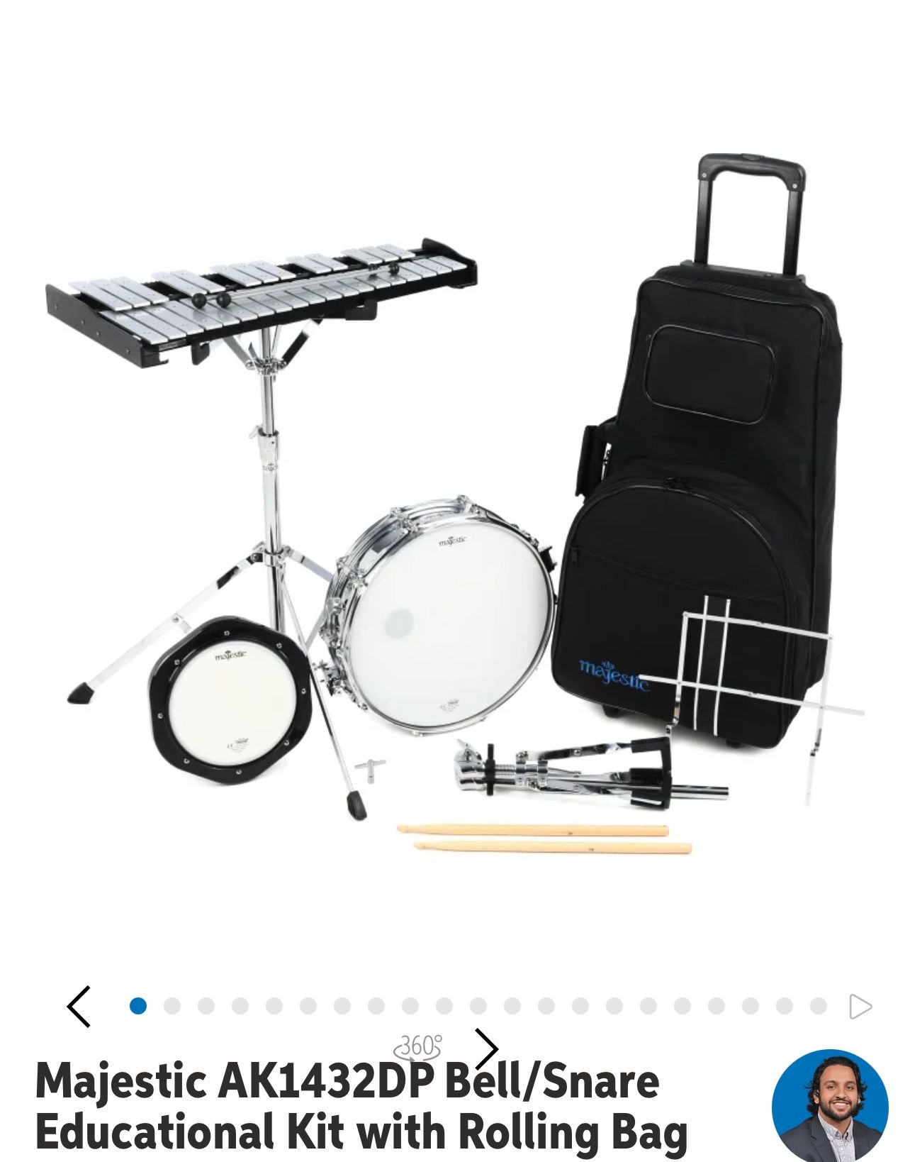 Bells And Snare Drum Set