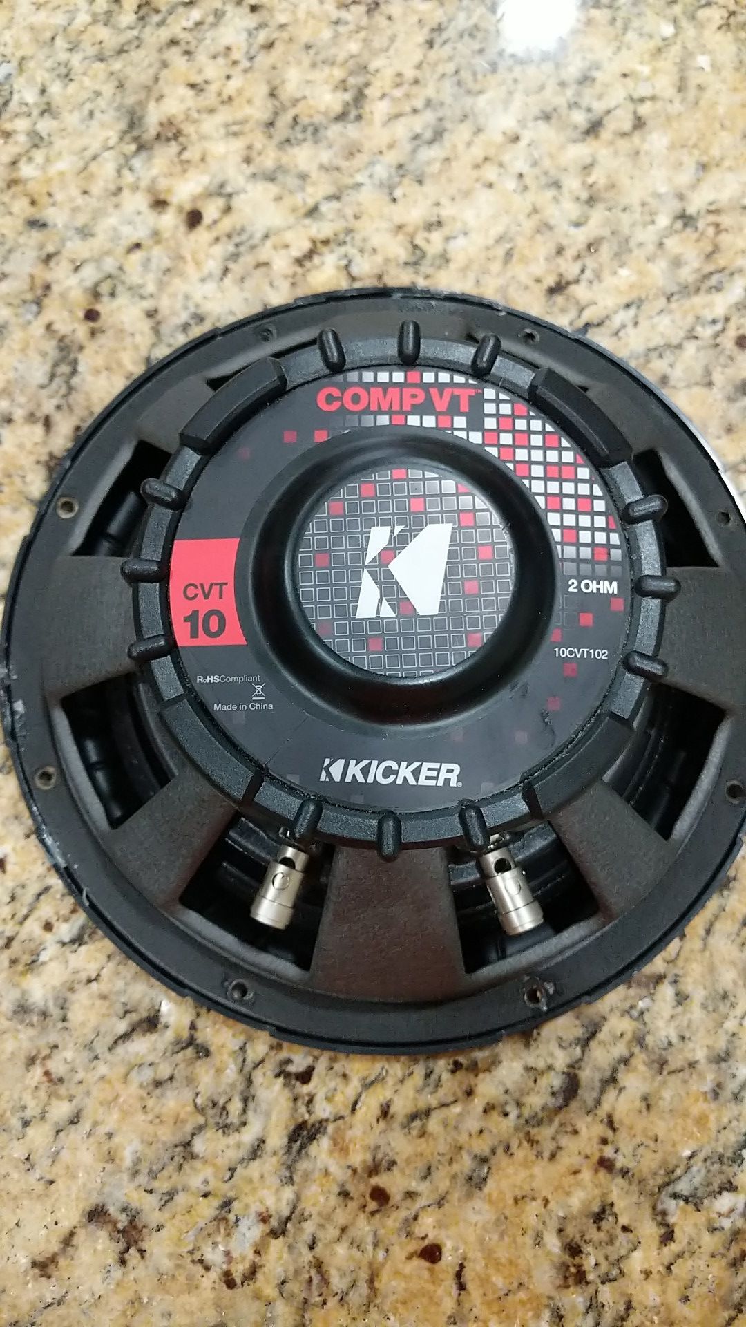 Kicker CompVT 43CVT102 10" 2-ohm subwoofer 10 inch for Sale in Miami ...