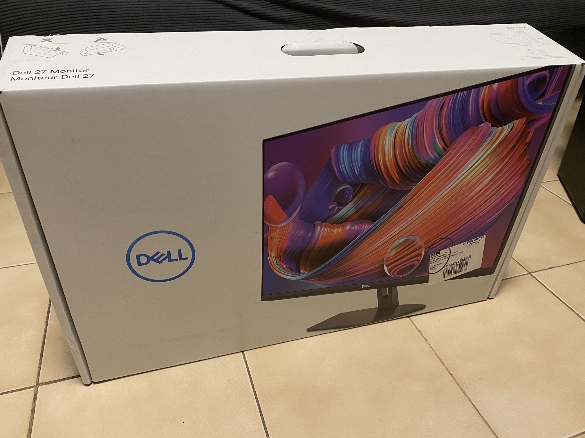 Desktop Computer Monitor Dell 27 Inch S2721NX IPS LED Monitor - Open ...