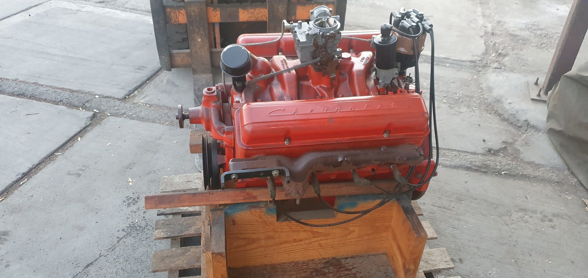 1955 Chevy 265 Small Block engine and transmission great condition for ...