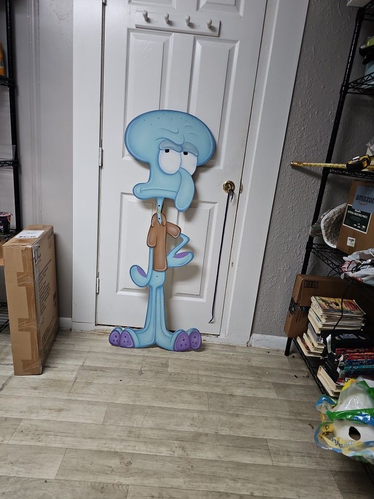 Squidward Custom 1of1 Wood Cutout for Sale in San Antonio, TX - OfferUp
