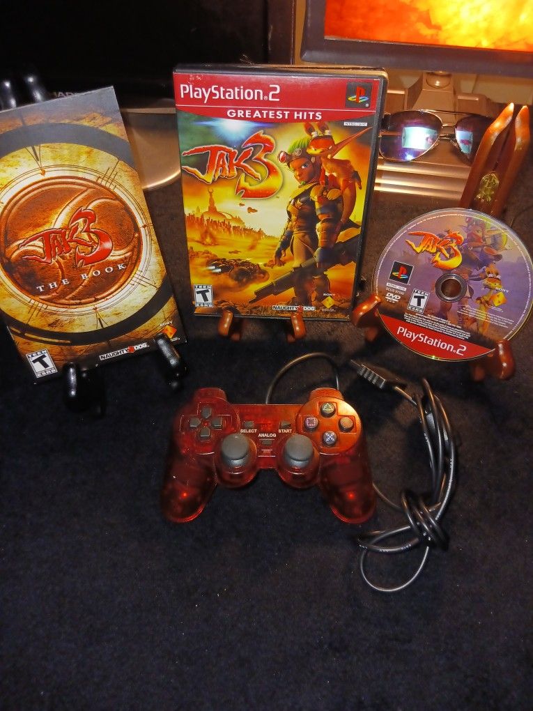 Playstation 2 Controller Red