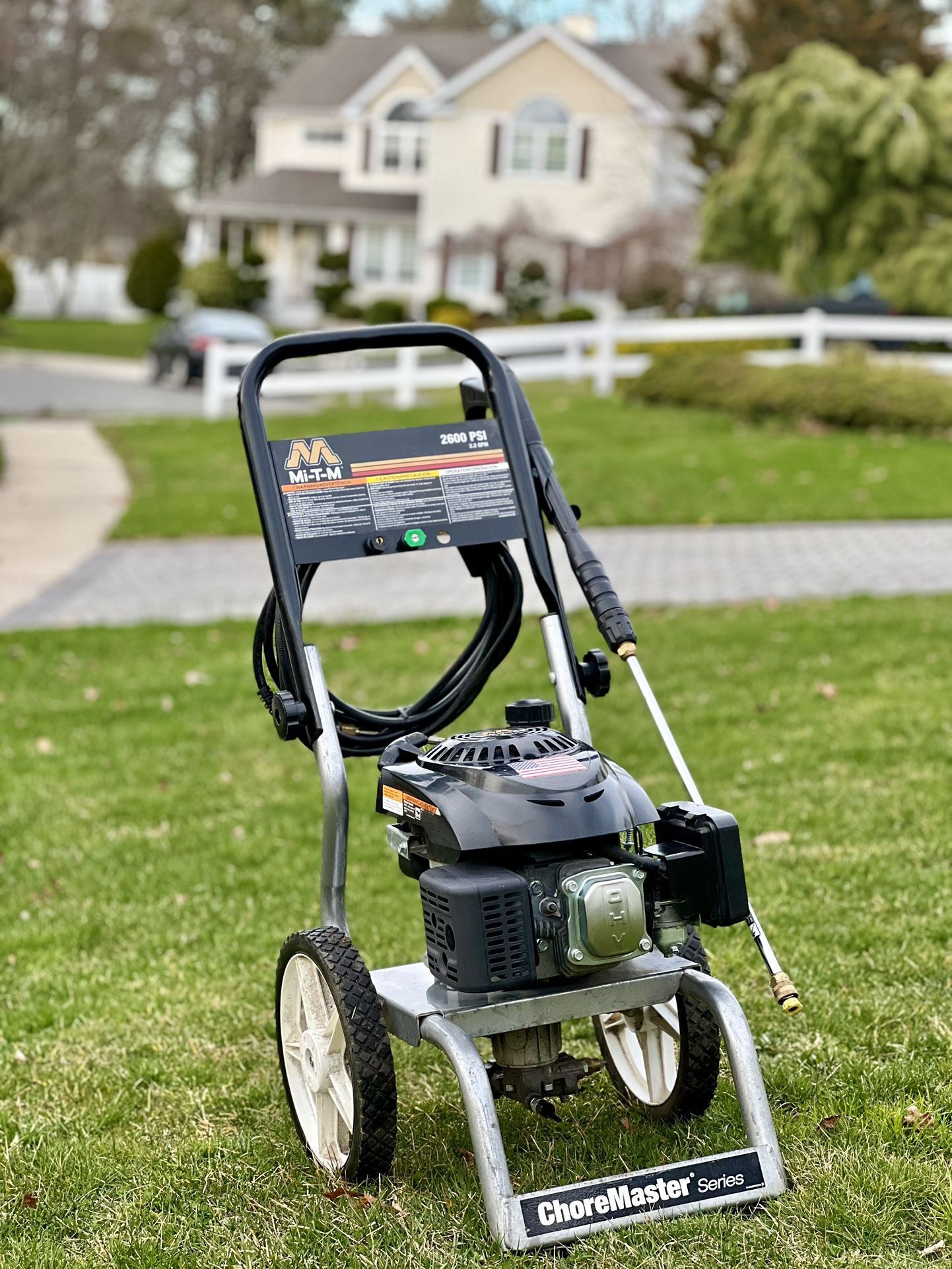 COMMERCIAL GRADE Mi-T-M CV-2600 PSI-2.2GPM Pressure Washer Stainless ...