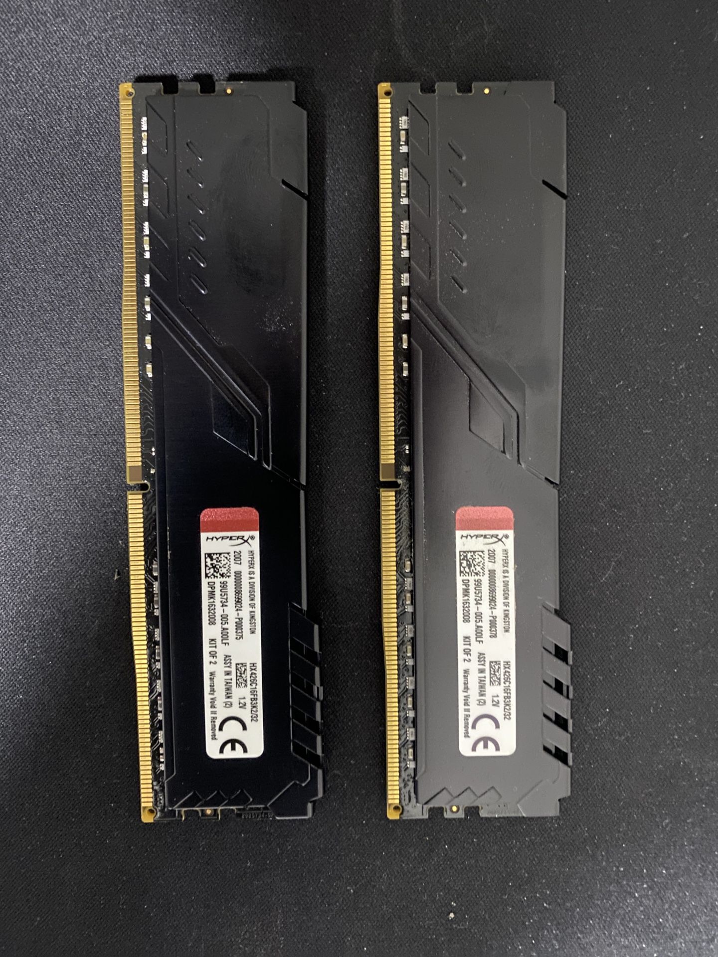 32 GB Hyper Fury DDR4 (2X16GB) RAM for Sale in Sun City, AZ - OfferUp
