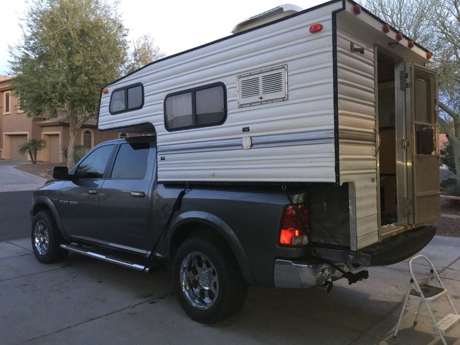 Pinewood cabover camper shell 7’ for Sale in Chandler, AZ - OfferUp