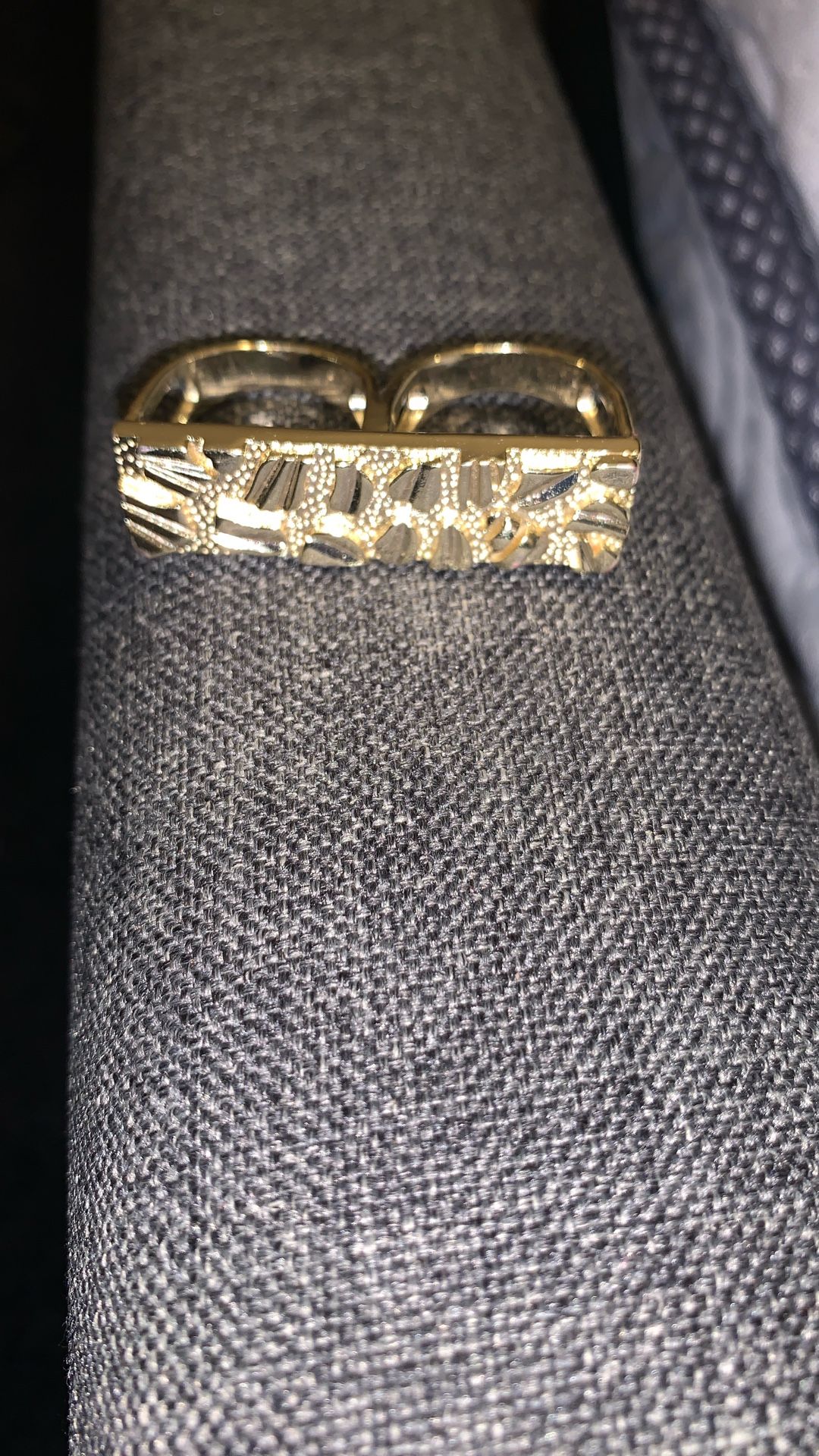 Gold 2 Finger Nugget Ring for Sale in Las Vegas, NV - OfferUp
