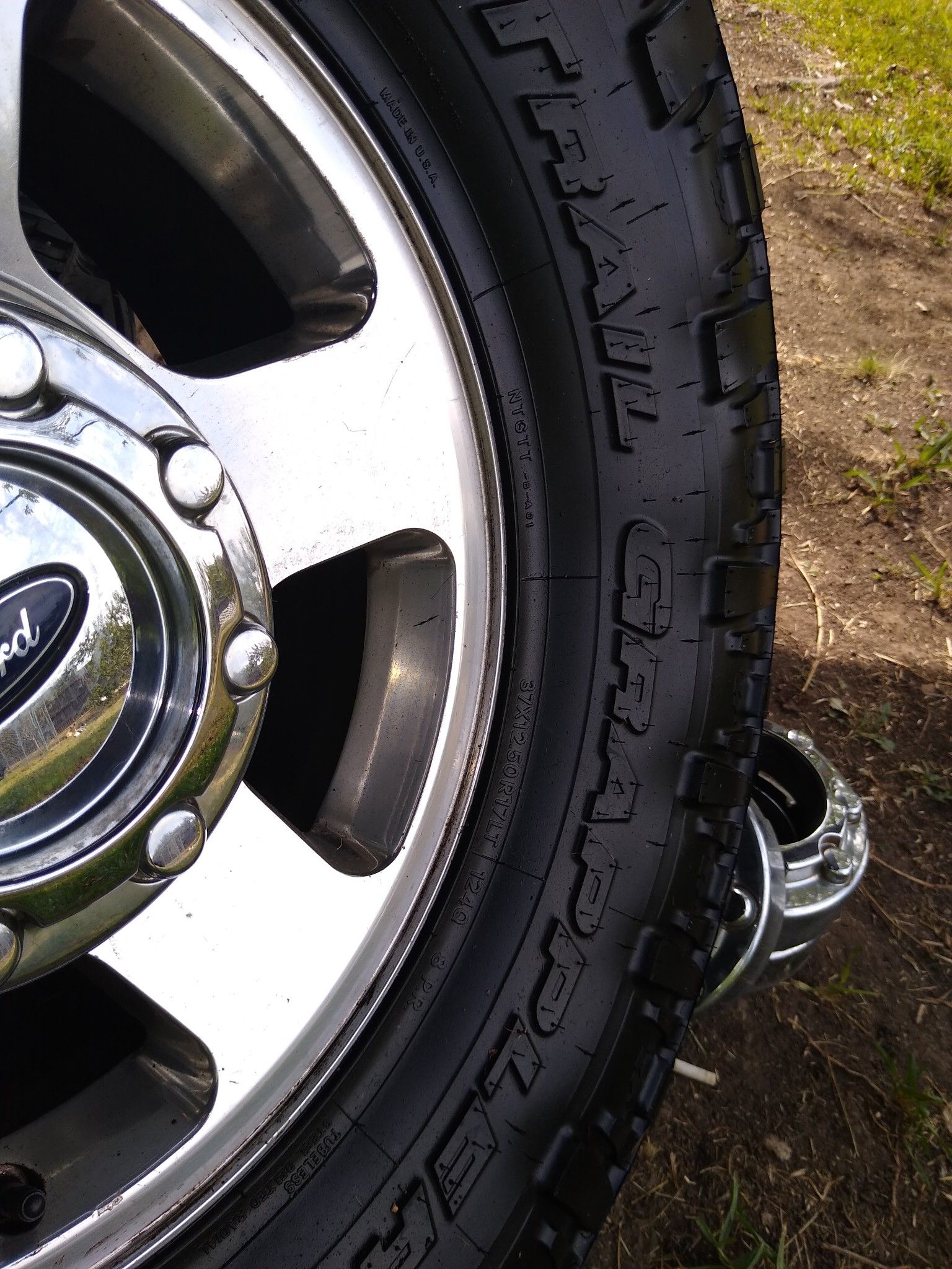 Set of (4) 37" 8 lug pattern off 4-wheel drive Ford F250 for Sale in ...