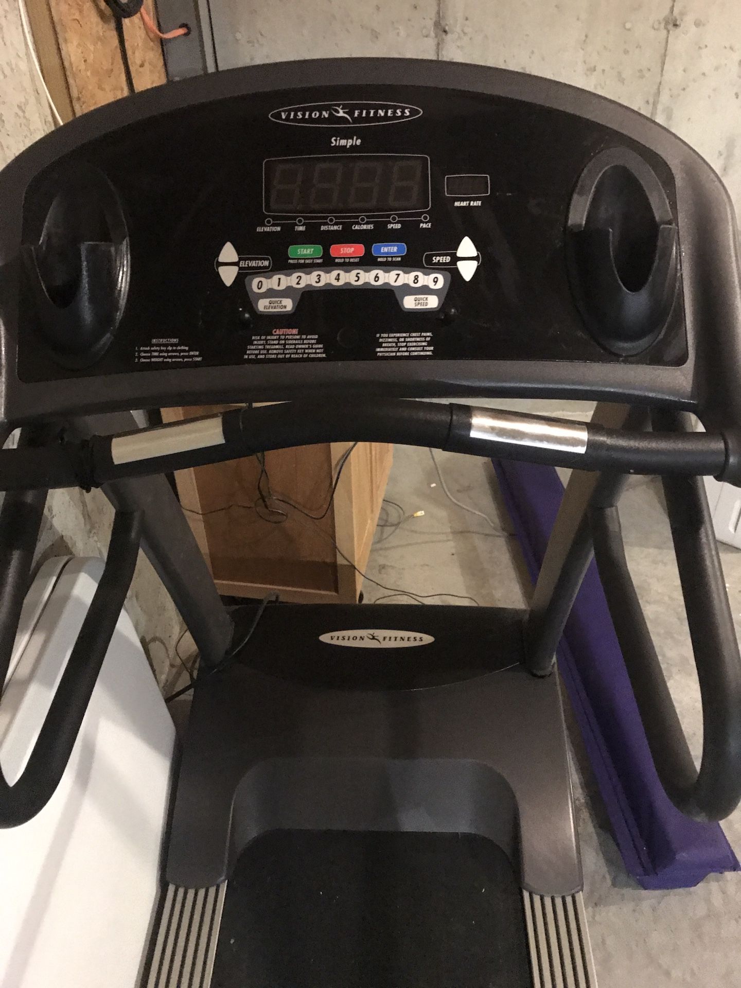 Vision fitness treadmill- T9200 for Sale in East Douglas, MA - OfferUp