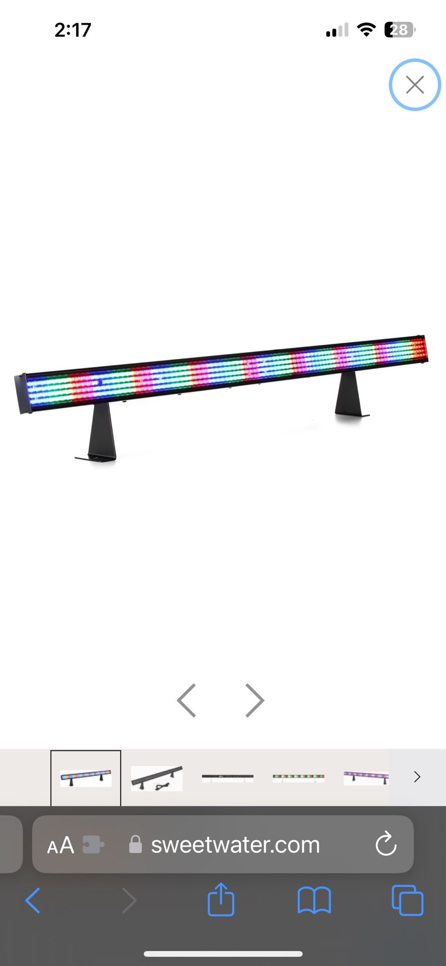 CHAUVET Colorrail IRC DJ Lightstrip Color Effect for Sale in Medford ...