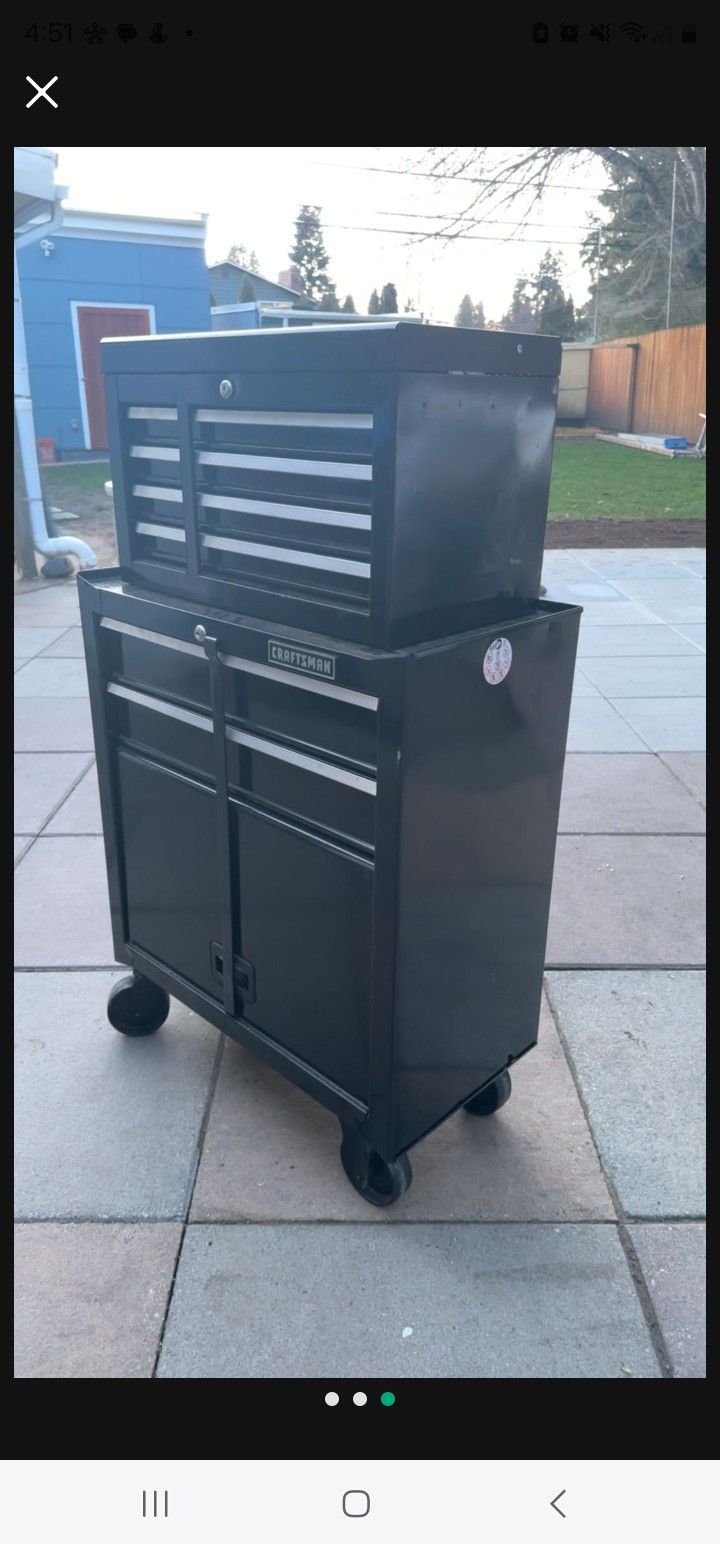 Craftsman Upper And Lower Tool Box/Chest for Sale in Seattle, WA - OfferUp
