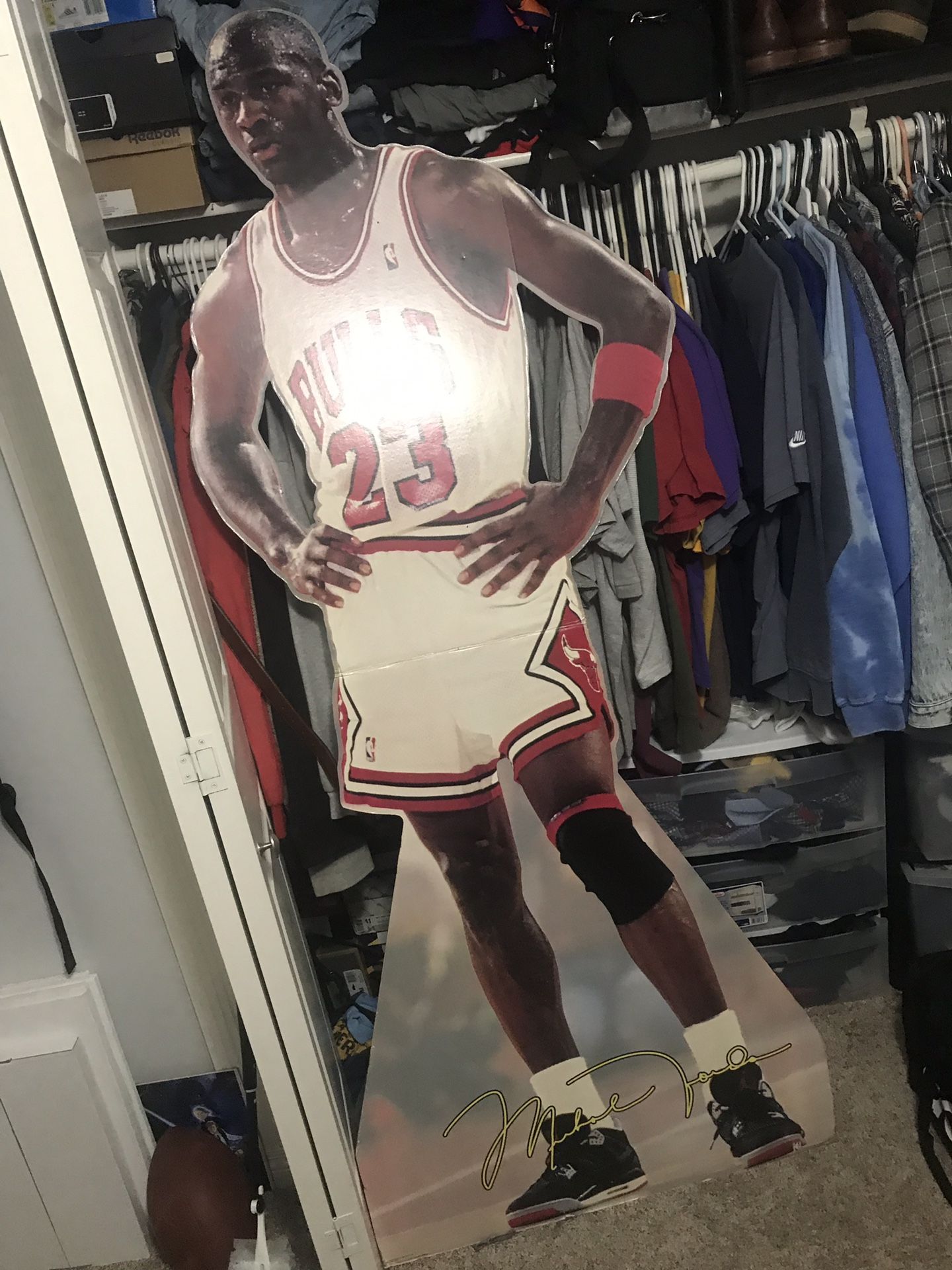 Vintage 1991 Michael Jordan cardboard cut out air Jordan for Sale in ...
