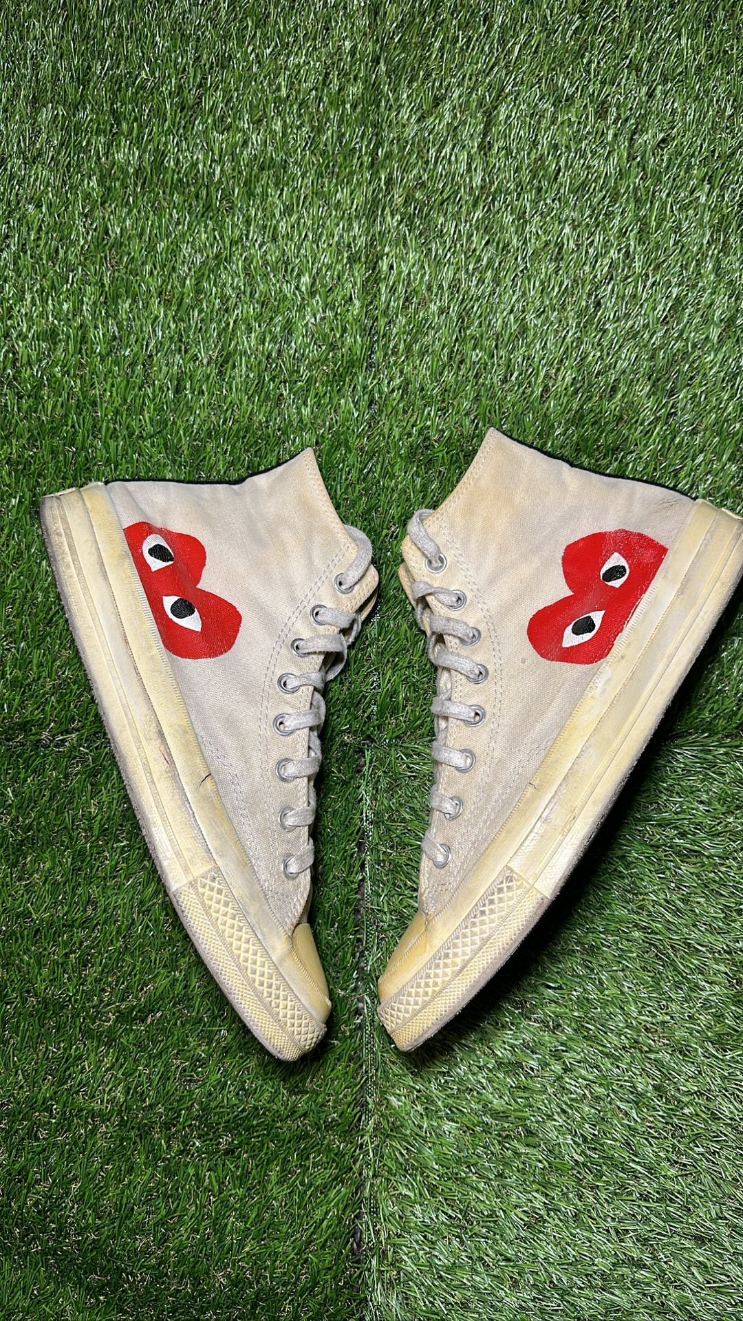 Cdg Converse High White for Sale in Canyon Country, CA - OfferUp