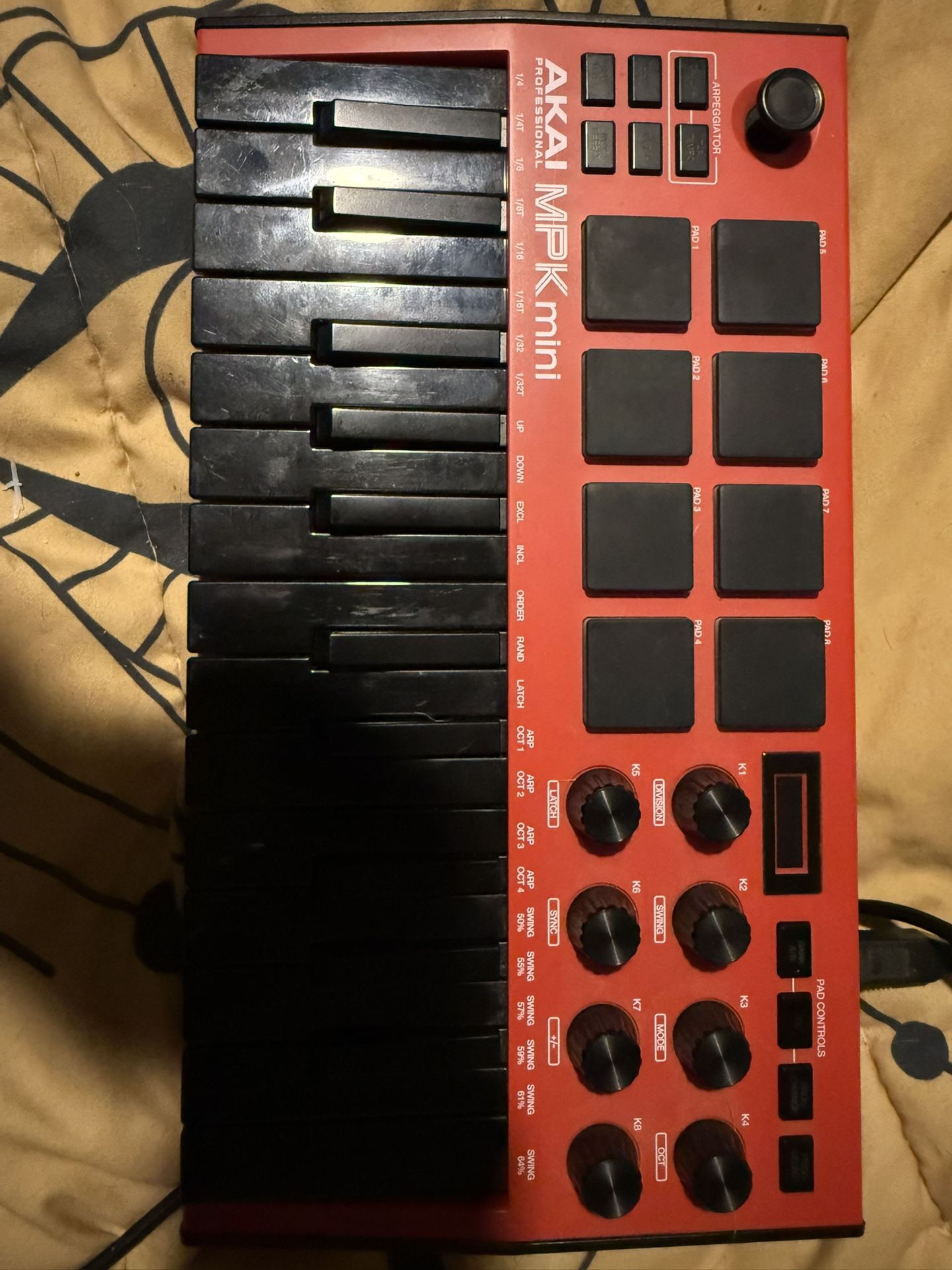 Akai Professional MPK mini mk3 Keyboard Controller Red for Sale in ...