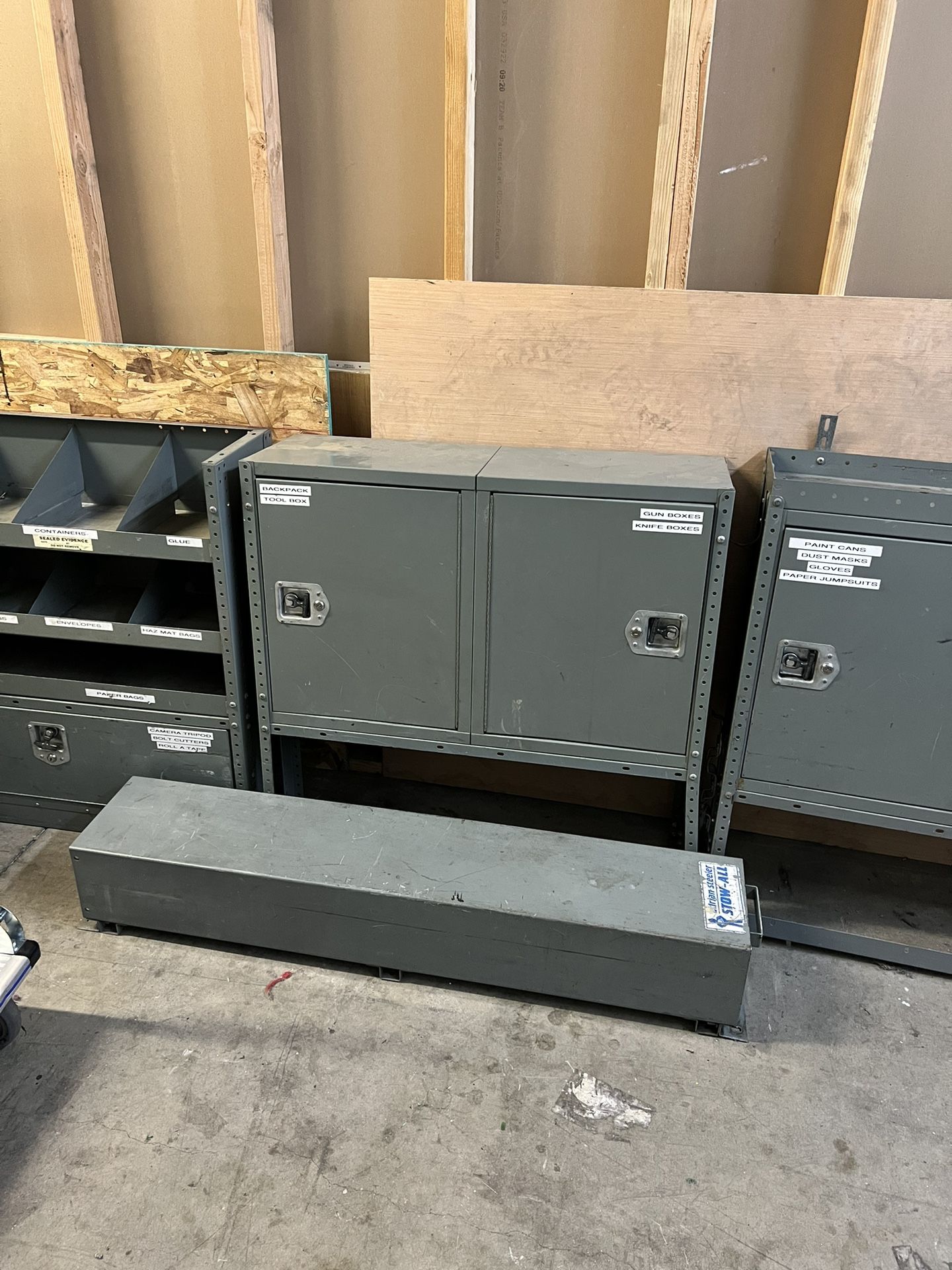 Cargo Van Cabinets Shelves Adrian Steel for Sale in Los Angeles, CA ...