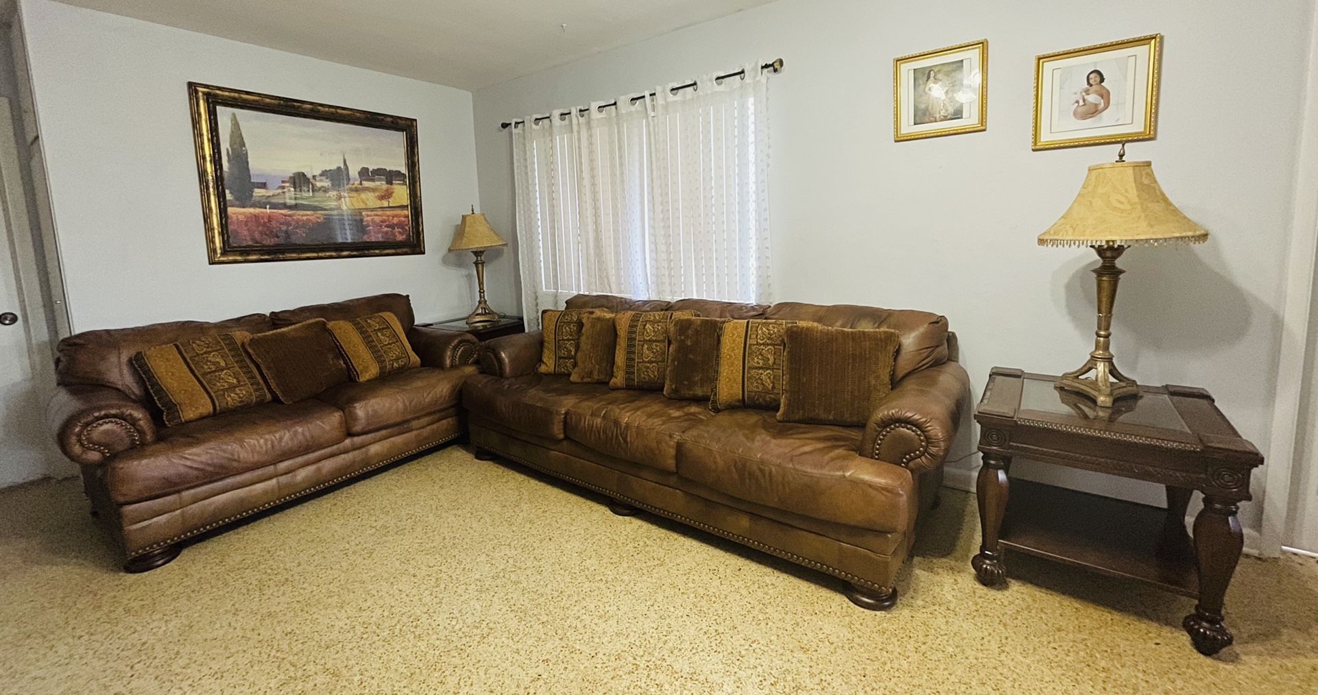 Living Room Leather Set Ashley Furniture. for Sale in Homestead, FL ...
